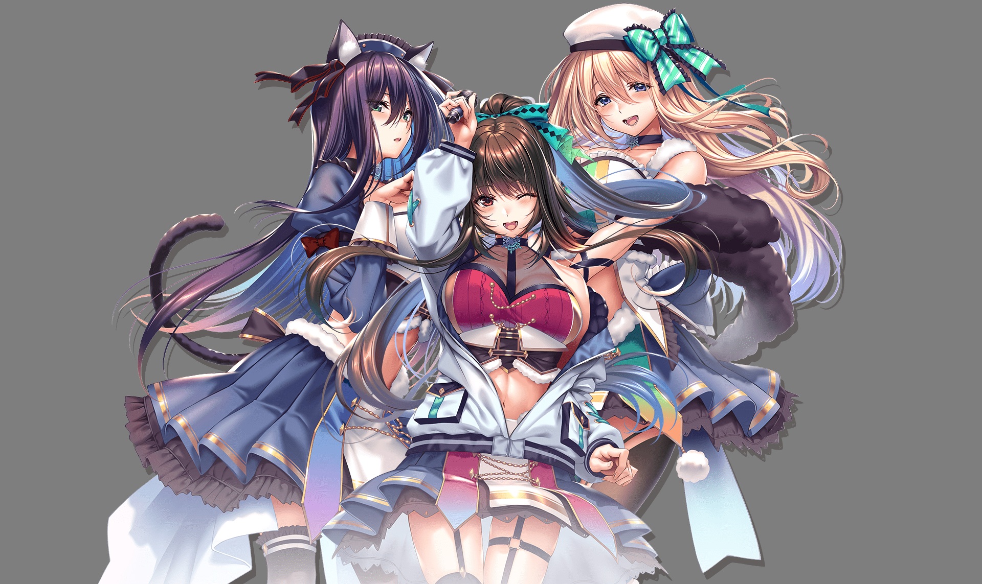 azarashi soft piromizu amakano 2 himiyama rei kurohime yuuhi tsutamachi chitose animal ears ...